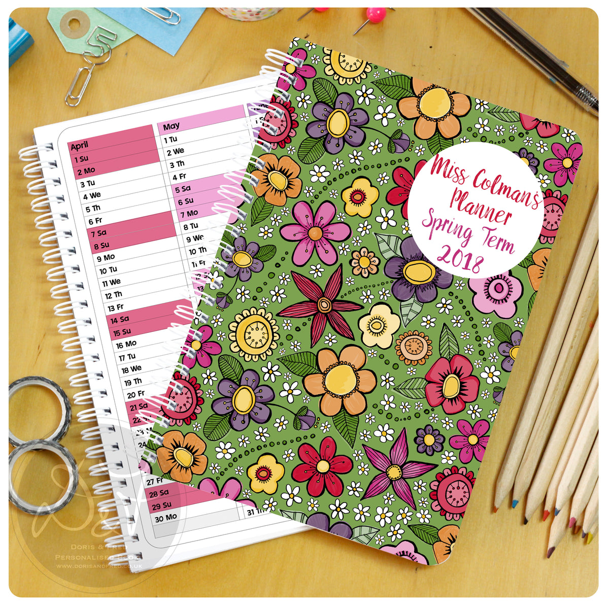 Teacher's Termly Planner (16 weeks) – Doris & Fred