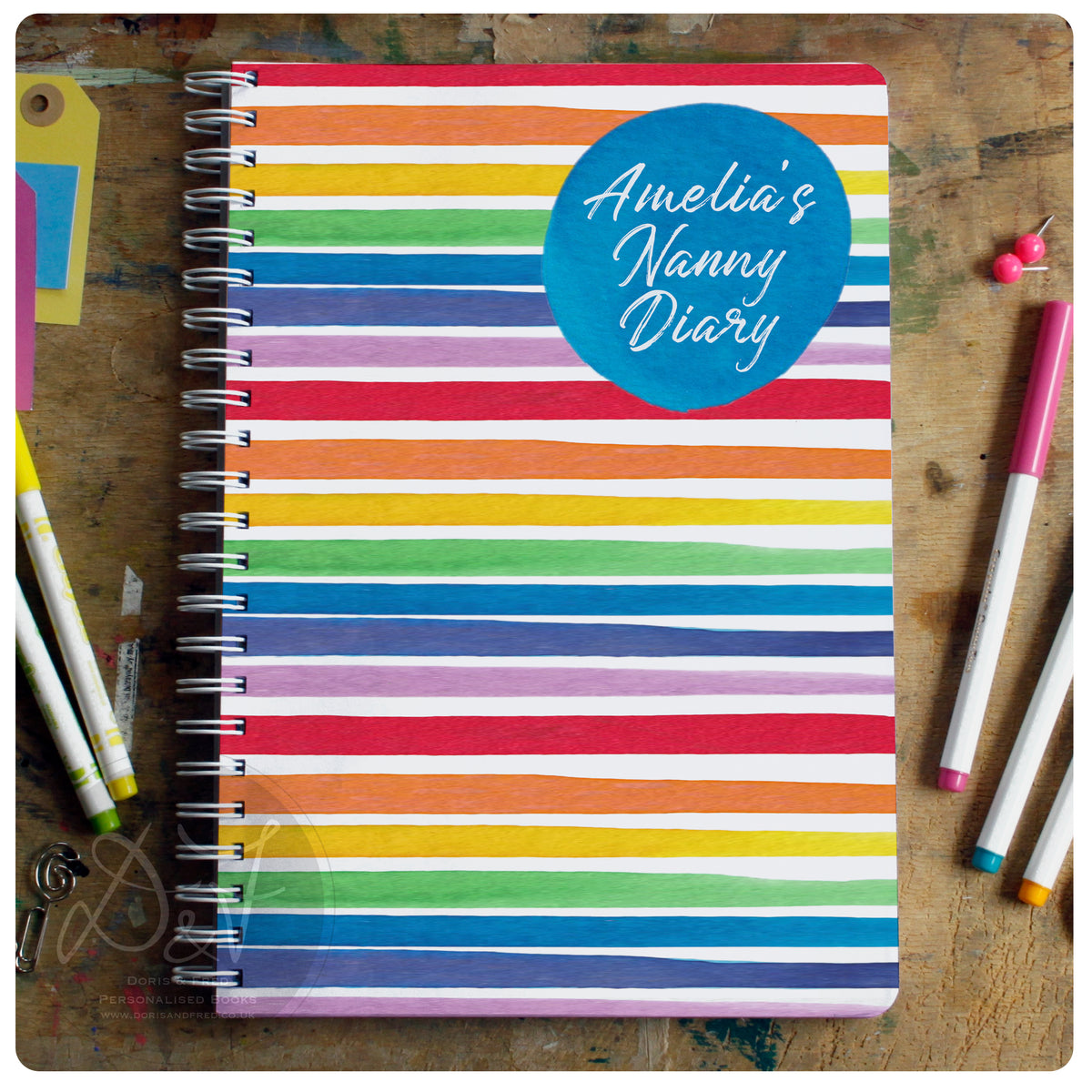Ultimate A4 Personalised Nanny Diary! – Doris & Fred
